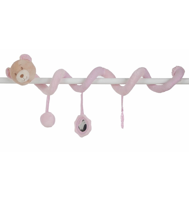 Espiral Actividades Oso Lulu Rosa 35 cm