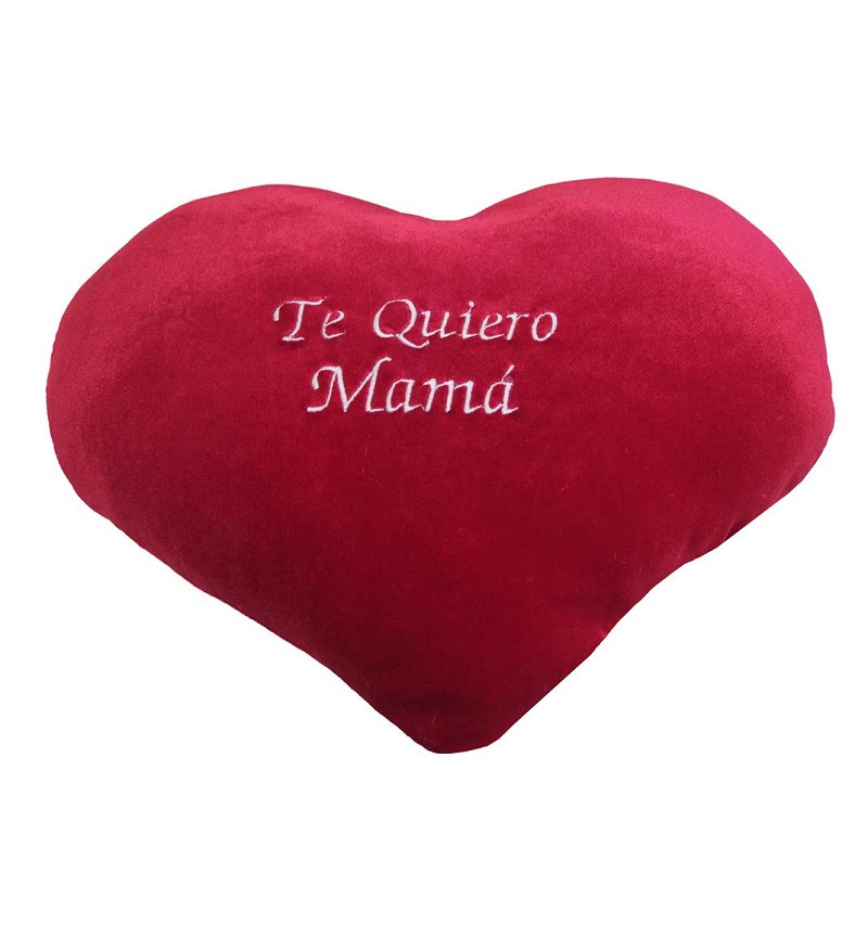 Corazón Terciopelo " Te Quiero Mamá"