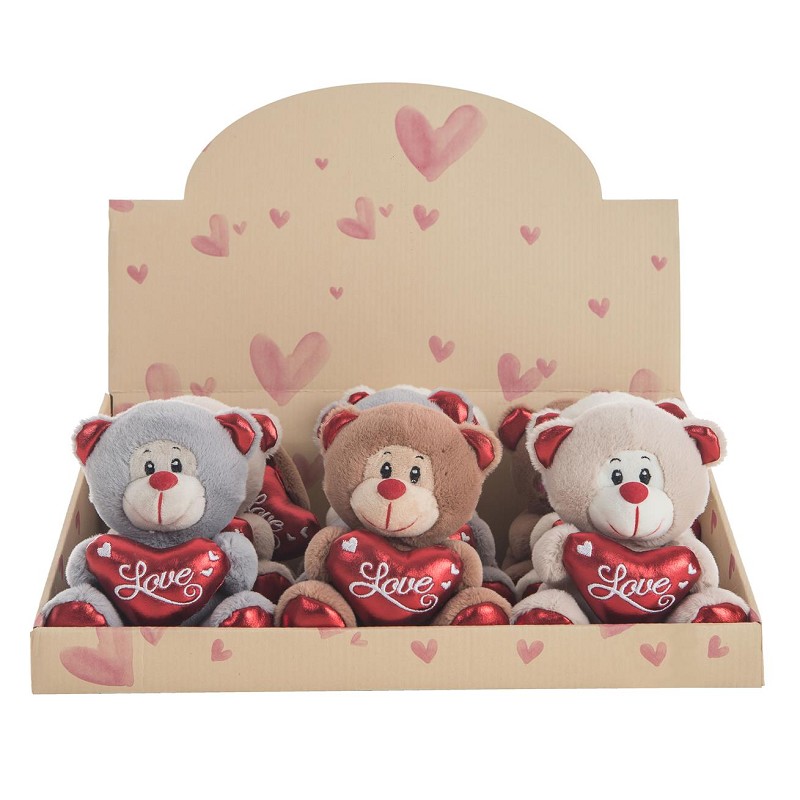 Osito Corazón 16 cm
